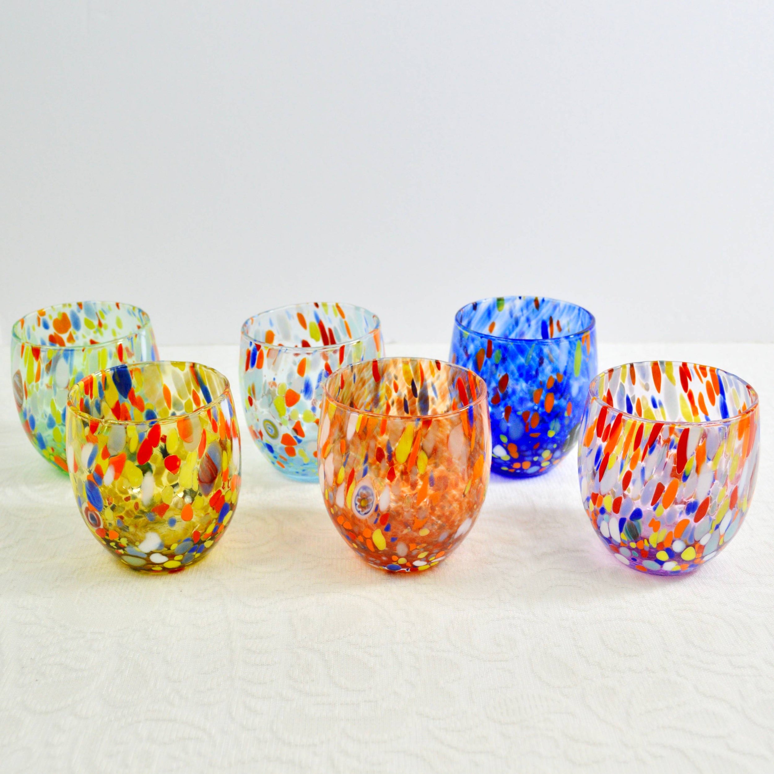 Murano Glass Tumblers | Drinking Glasses | Made in Italy - My Italian Decor